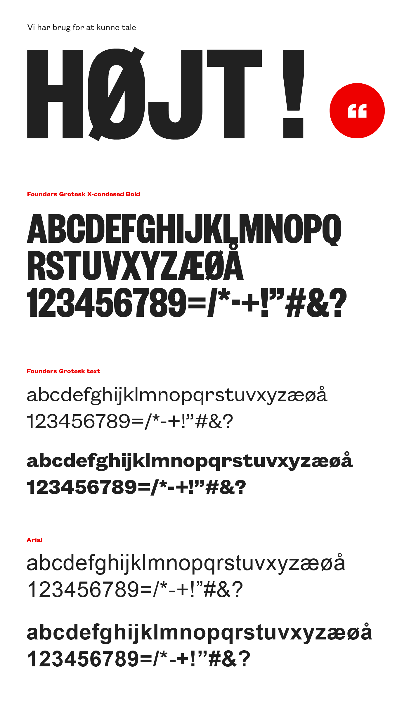 Typografi – MSF Intra – Design